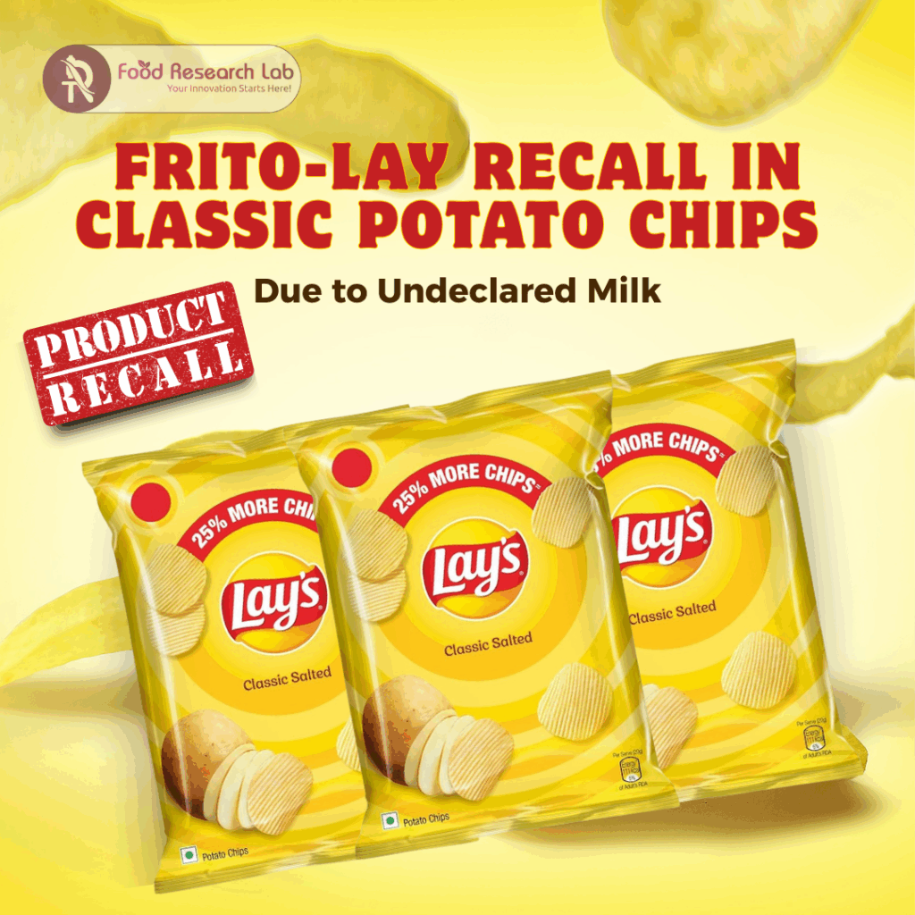 Frito-Lay Recall: Undeclared Milk in Lay's Classic Potato Chips